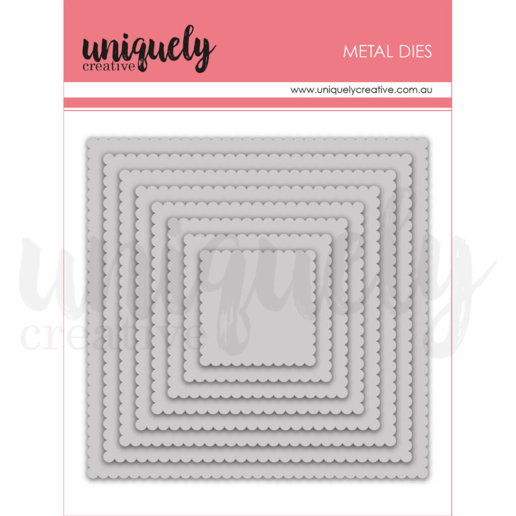 UC Die – Nesting – Scalloped – Square – Sensational Crafts
