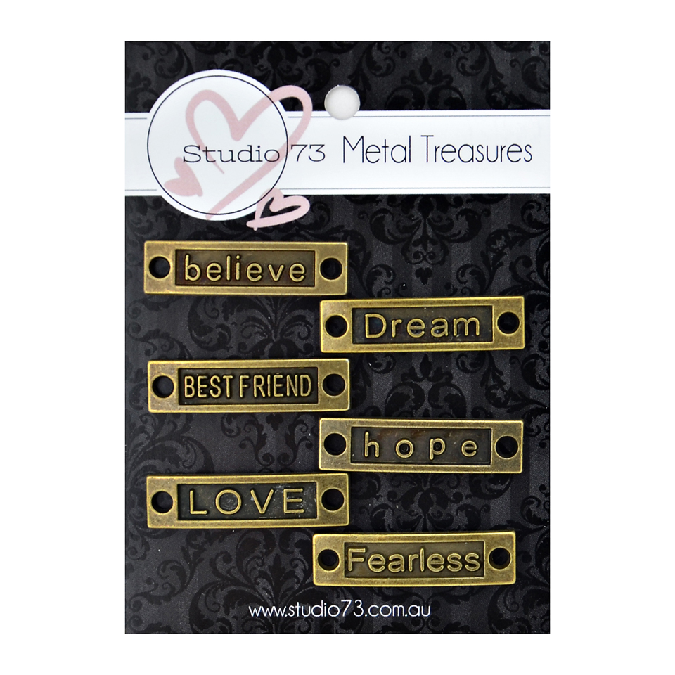 Studio 73 - Word Plates - Bronze - Sensational Crafts