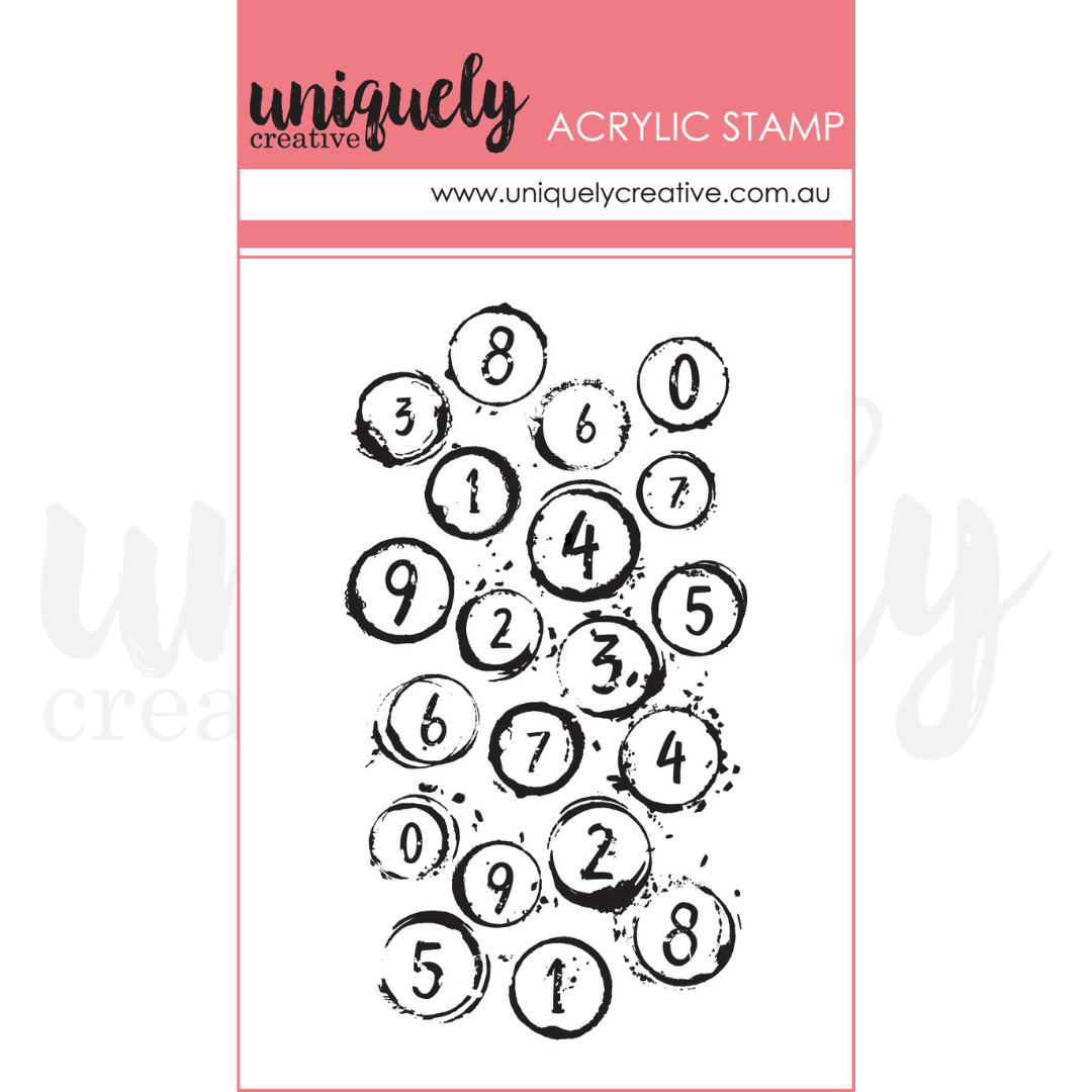 UC - Mini Stamp - Bubble Wrap Numbers - Sensational Crafts