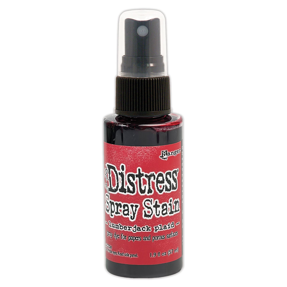 Distress Spray Stain – Lumberjack Plaid – Sensational Crafts
