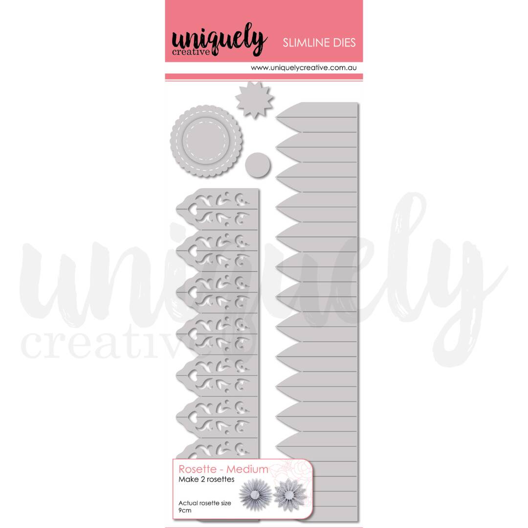 Uniquely Creative - Metal Die - Rosette - Medium - Sensational Crafts